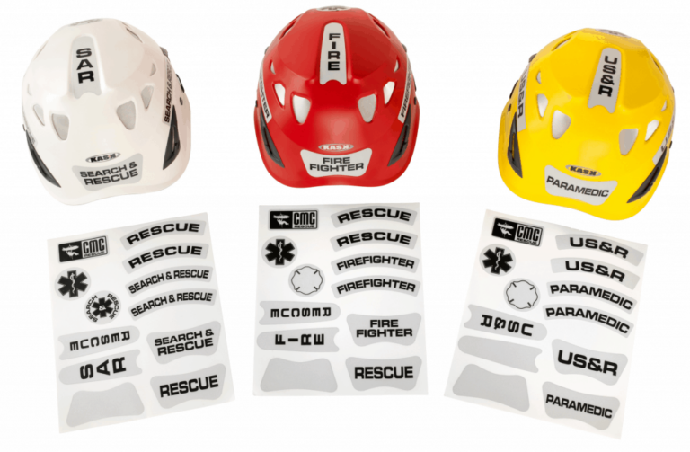 CMC Rescue KASK Helmet Decal Set - Rescue Response Gear